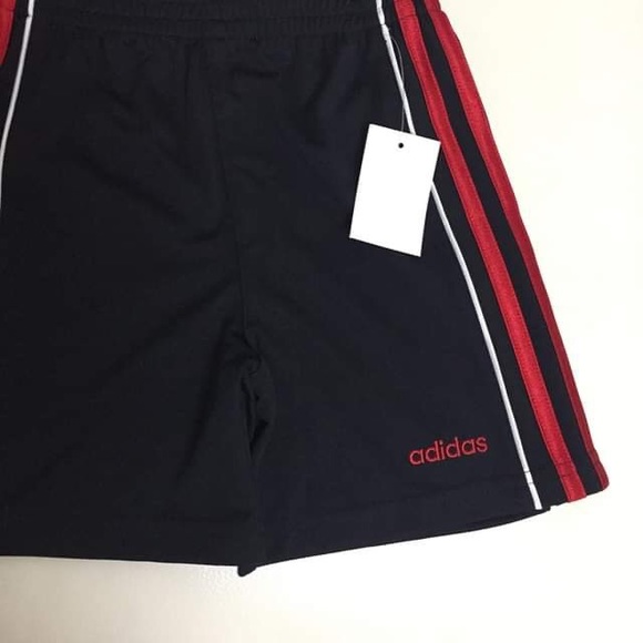 adidas | Matching Sets | Adidas Red Blue Active Shorts Set | Poshmark